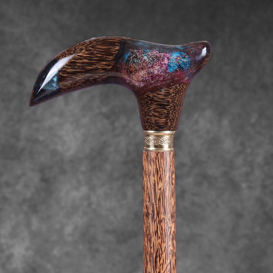 Resin Mix Walking Canes for Every Age Person This Walking Stick is Made ...