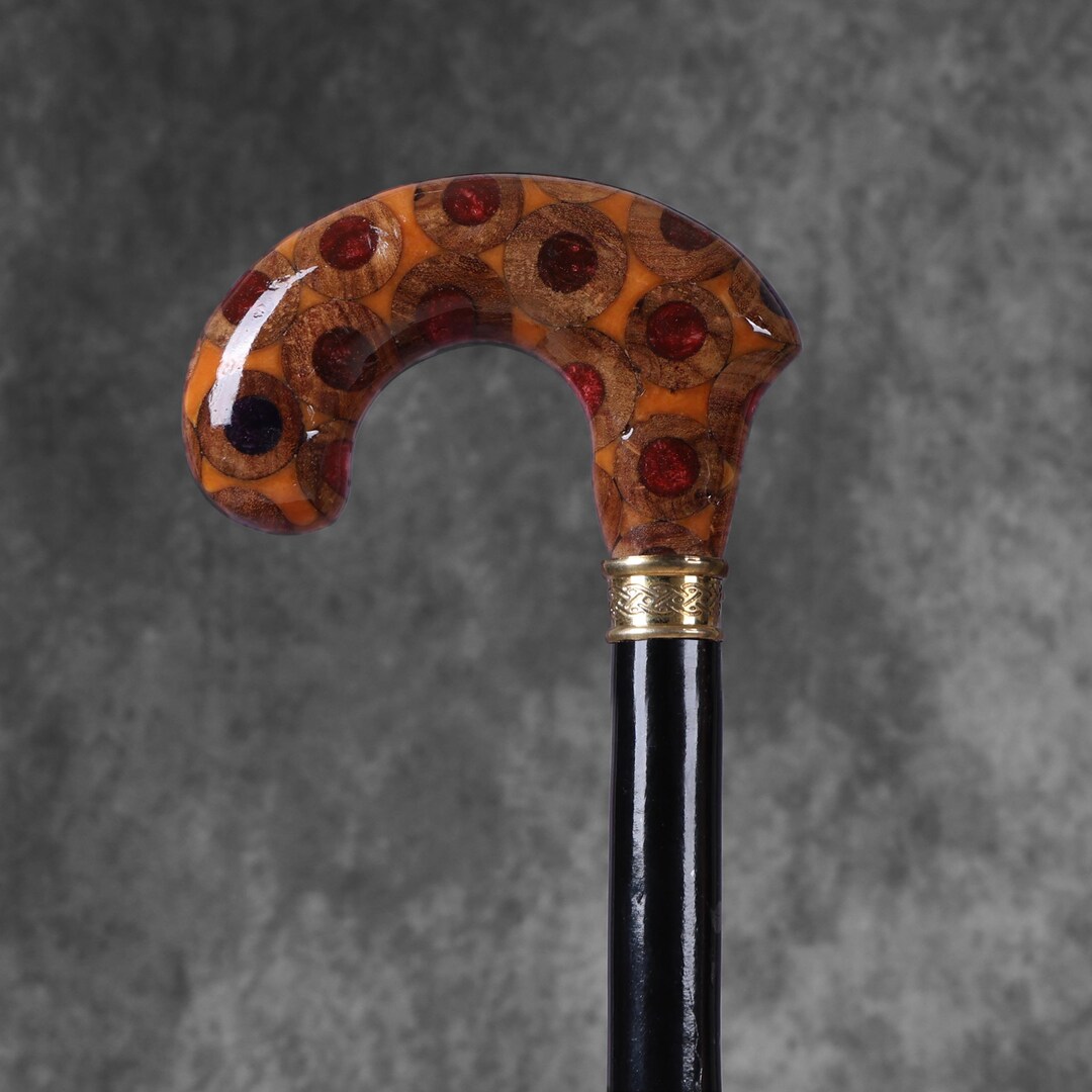 Old Man Walking Cane | Rosewood Walking Stick With Rounded Handle ...