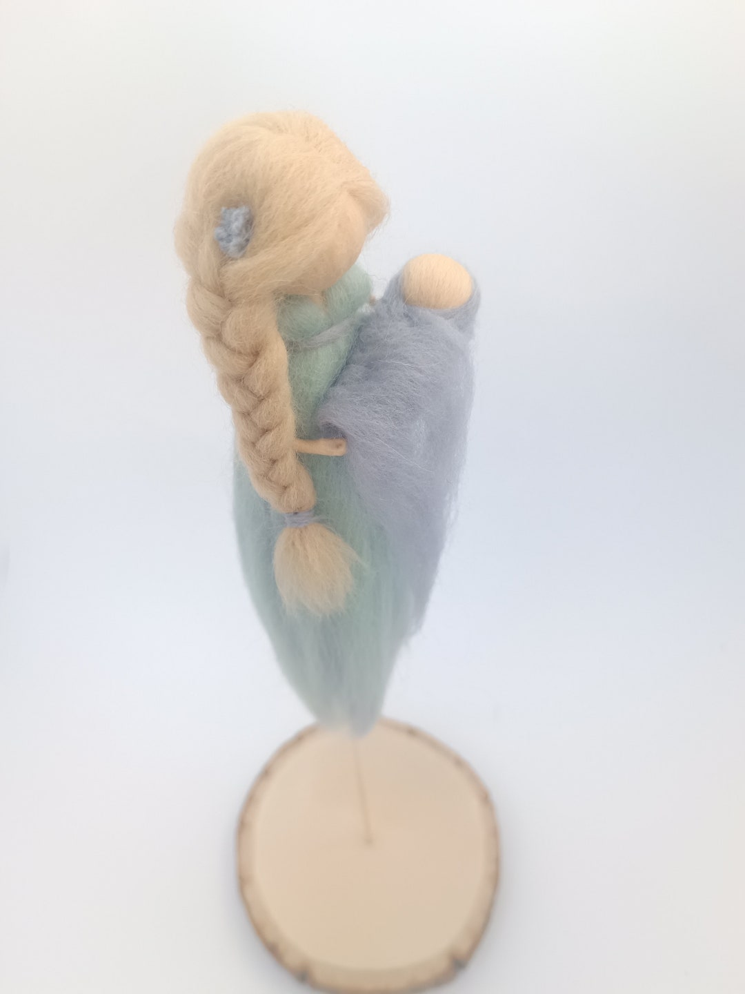 Felt Figure Mother With Baby - Etsy