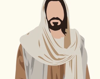 Shrimp Christ 5x7 8x10 Art Print Jesus Sea Crustacean - Etsy