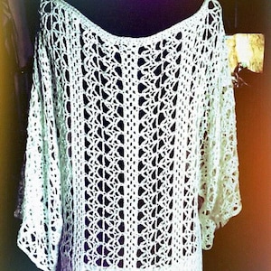 Crochet Pattern, Crochet Pattern Womens Summer Tops, Lace Crochet Top ...