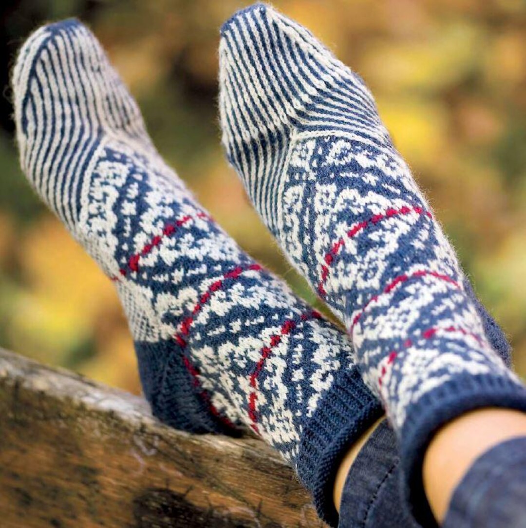 Knitting Pattern, Socks Knitting Pattern, Knit Sock Pattern, Boot Socks ...