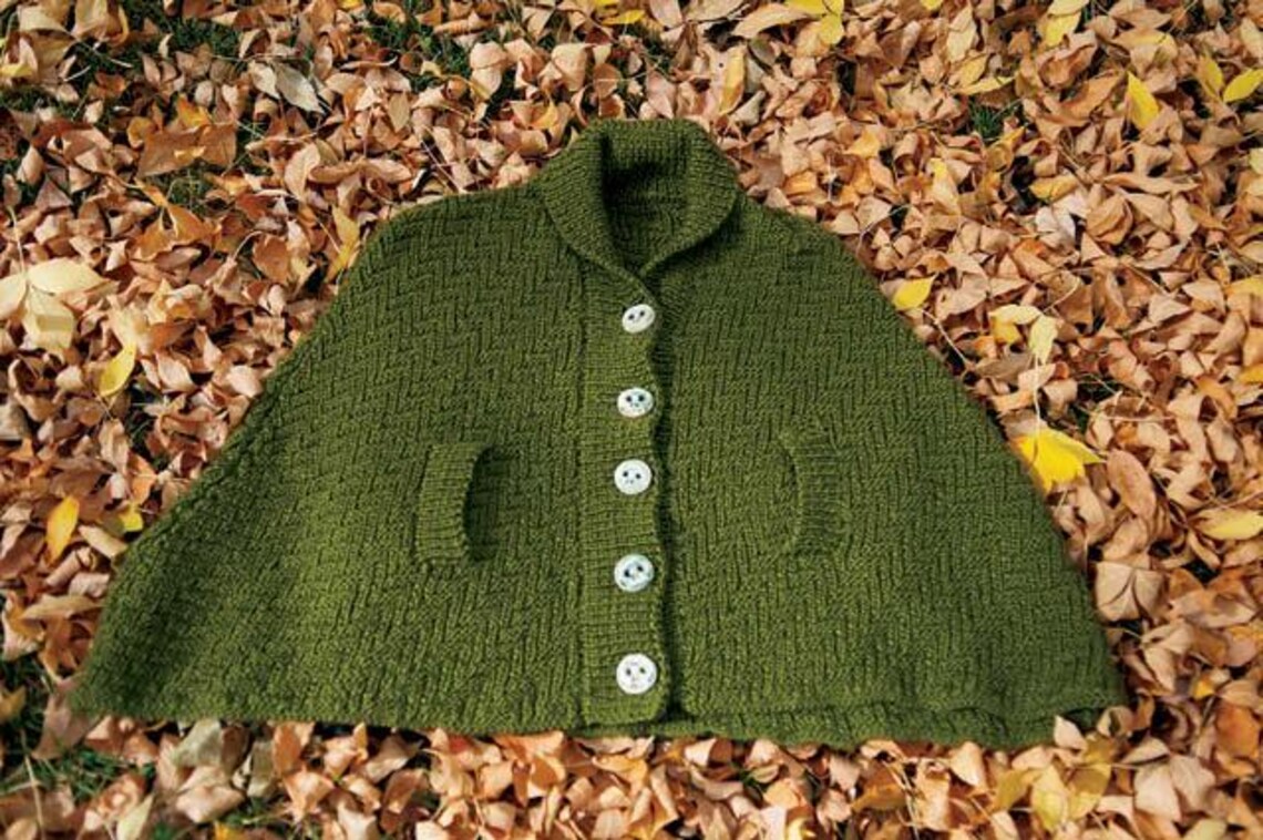 Knitting Pattern, Vintage Knitting Pattern, Simple Poncho, Chunky Bulky ...
