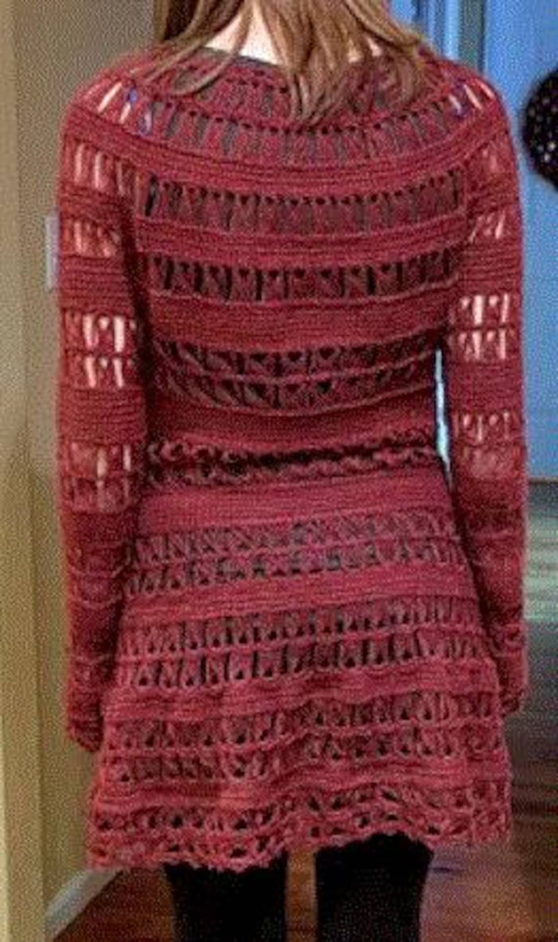 Crochet Pattern, Crochet Lace Coat, Vintage Pattern, Coat Lace Summer ...