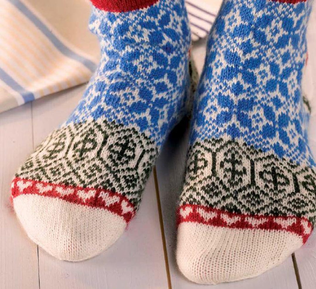 Knitting Pattern, Socks Knitting Pattern, Knit Sock Pattern, Boot Socks ...