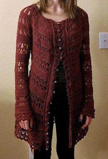 Crochet Pattern, Crochet Lace Coat, Vintage Pattern, Coat Lace Summer ...