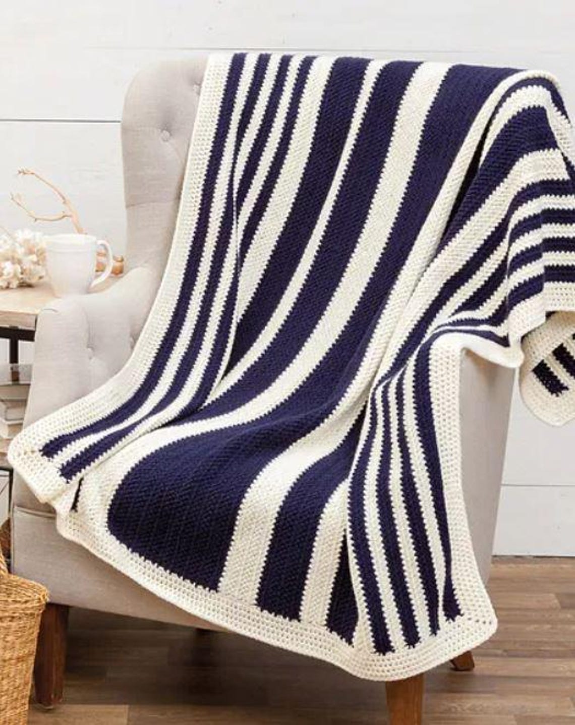 Crochet Pattern, Blanket Crochet Pattern, Sea Blanket PDF, Blanket ...