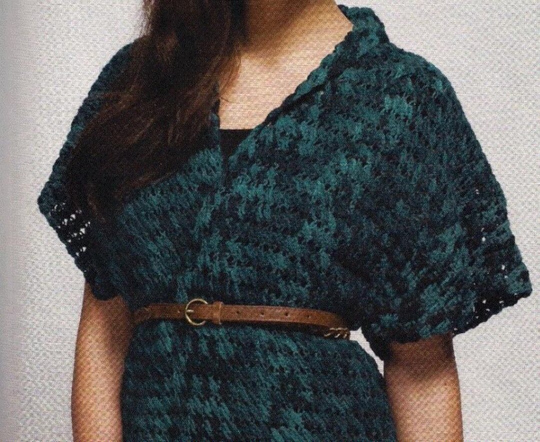 Crochet Pattern, Sleeve Wrap Cardigan, Cardigan Crochet Pattern, Wrap ...