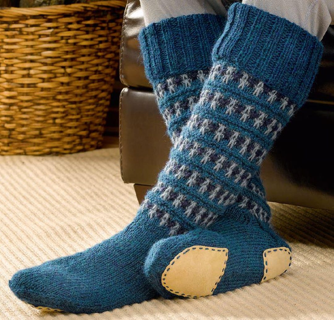Knitting Pattern, Socks Knitting Pattern, Knit Sock Pattern, Boot Socks ...