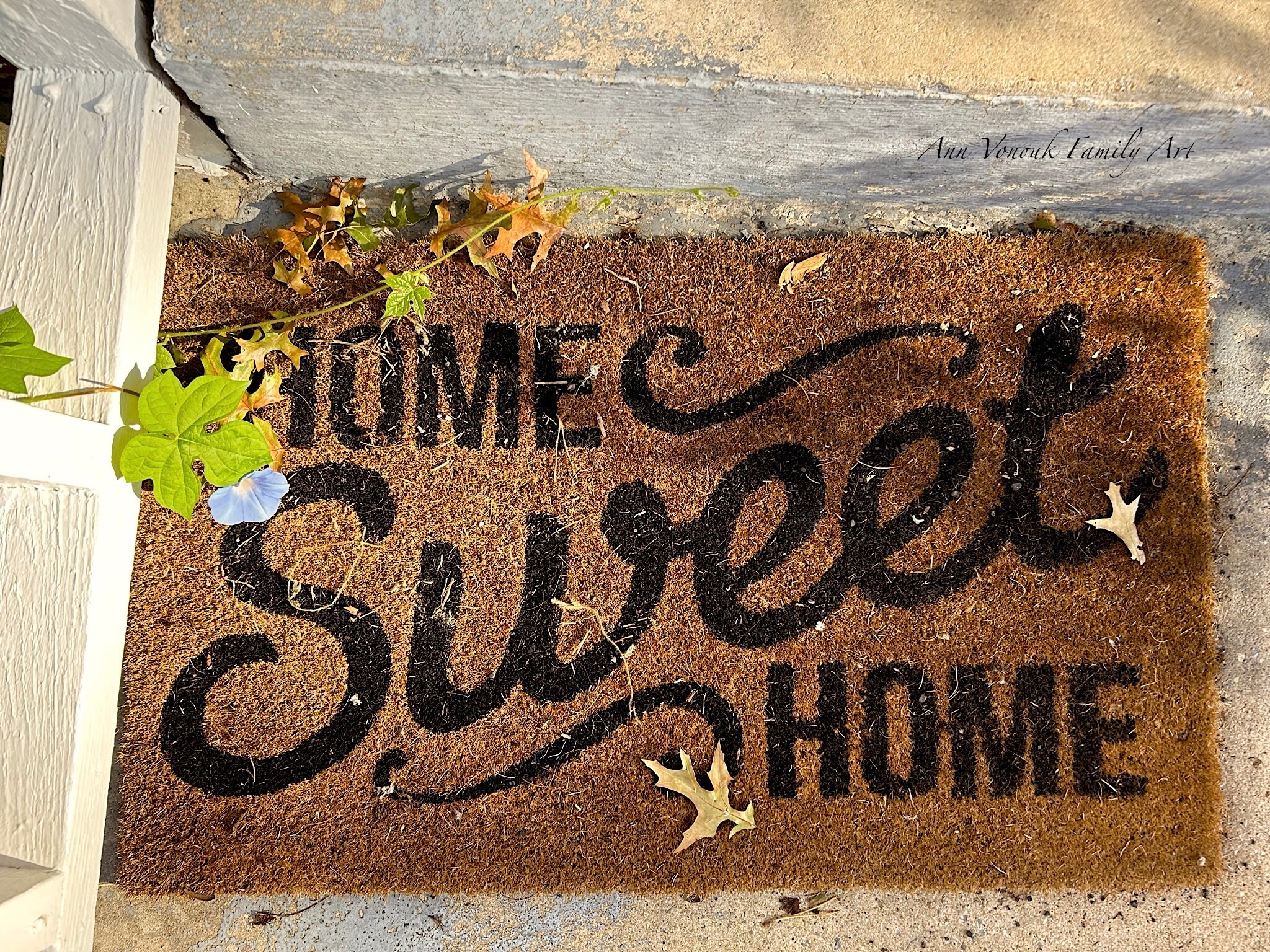 Home Sweet Home Photography Print, House Warming, Morning Glory Flower ...