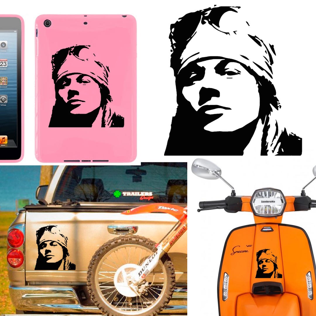 Axl Rose, Guns N Roses, Vinyl Sticker - Etsy UK