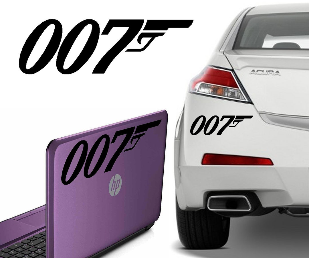 007 Vinyl Sticker, Outdoor Durability More Than 7 Years - Etsy