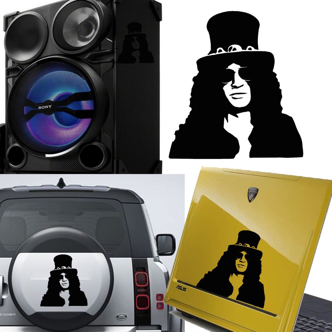 Slash, Guns N Roses Guitar, Vinyl Sticker Version V3 - Etsy