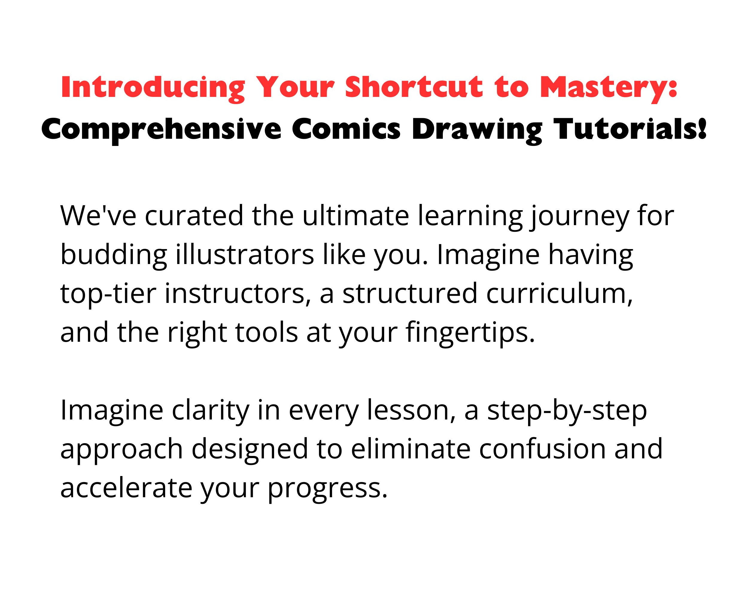Become a Comic Illustrator, Learn to Draw Comics Illustrations Step-by ...