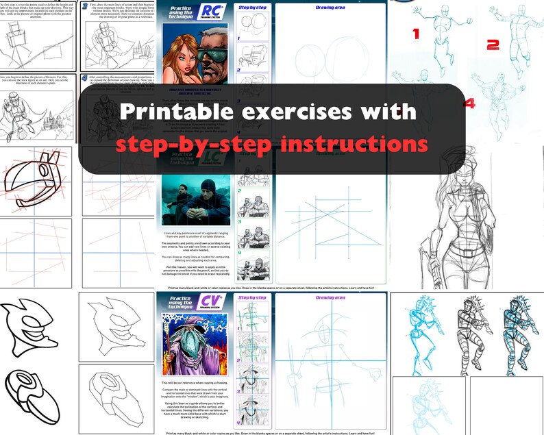 Become a Comic Illustrator, Learn to Draw Comics Illustrations Step-by ...
