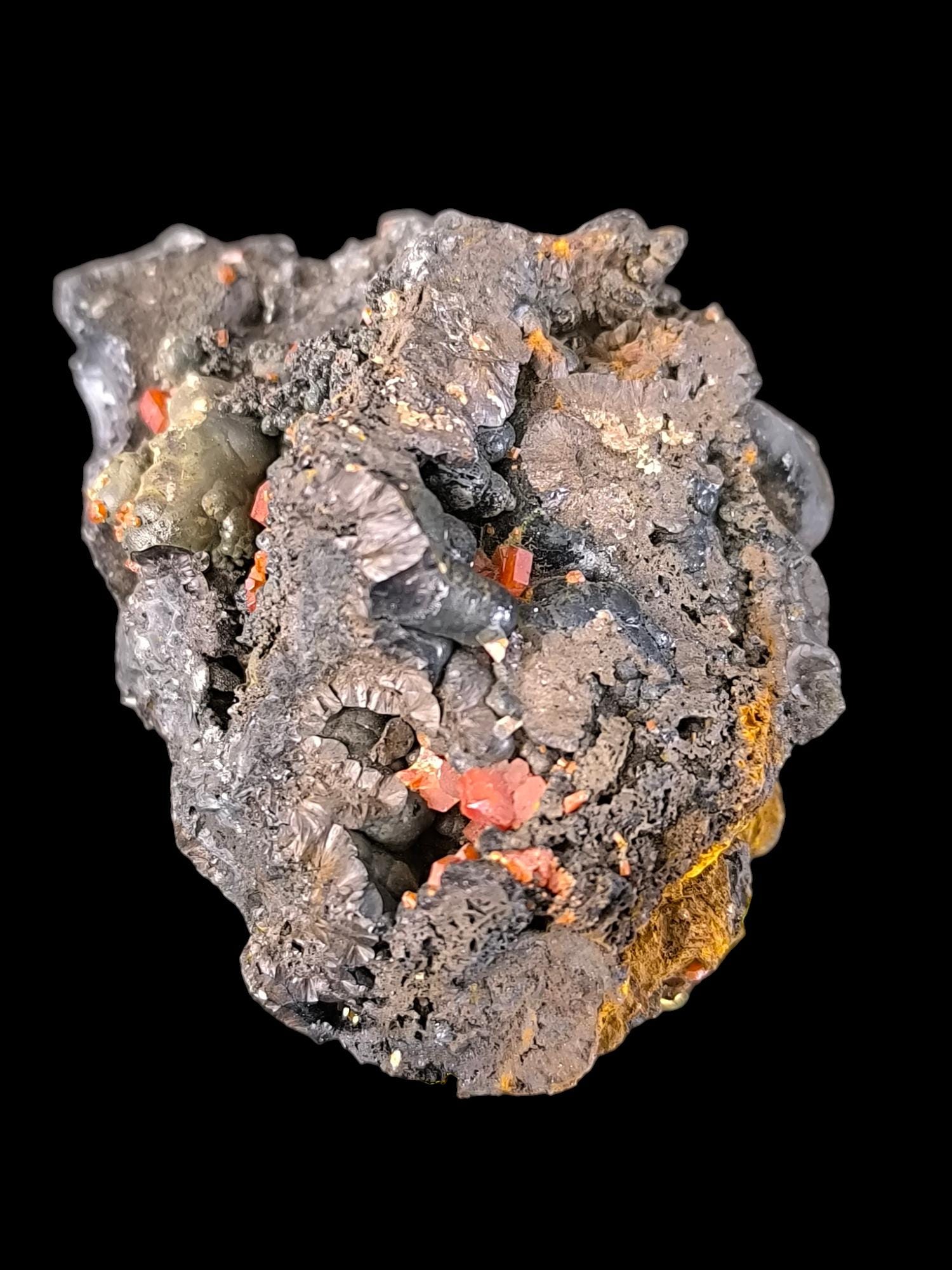 Vanadinite Crystal Limonite Matrix - Etsy