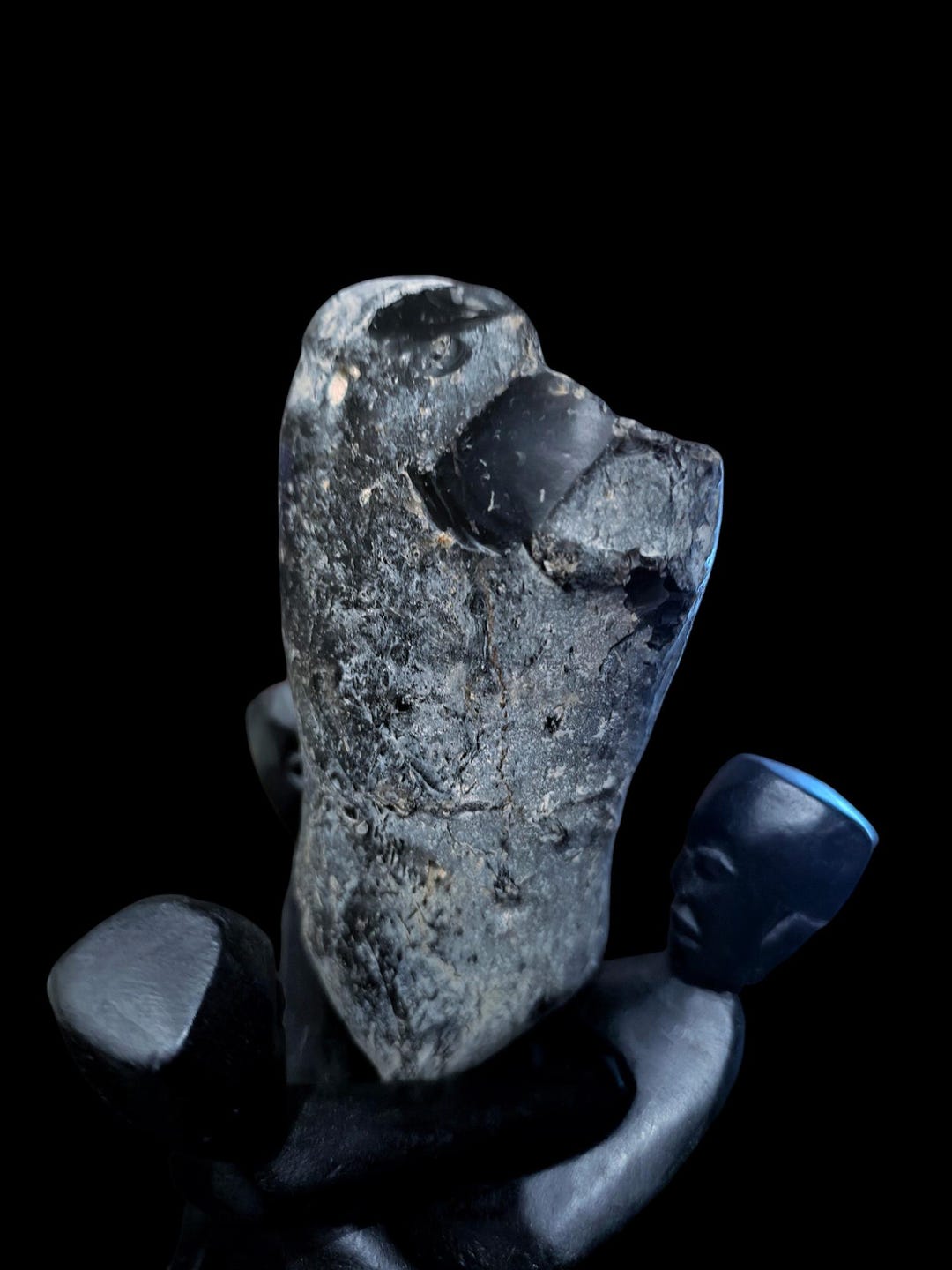 Rare Black Flint Stone | 1.2kg North Sea - Etsy