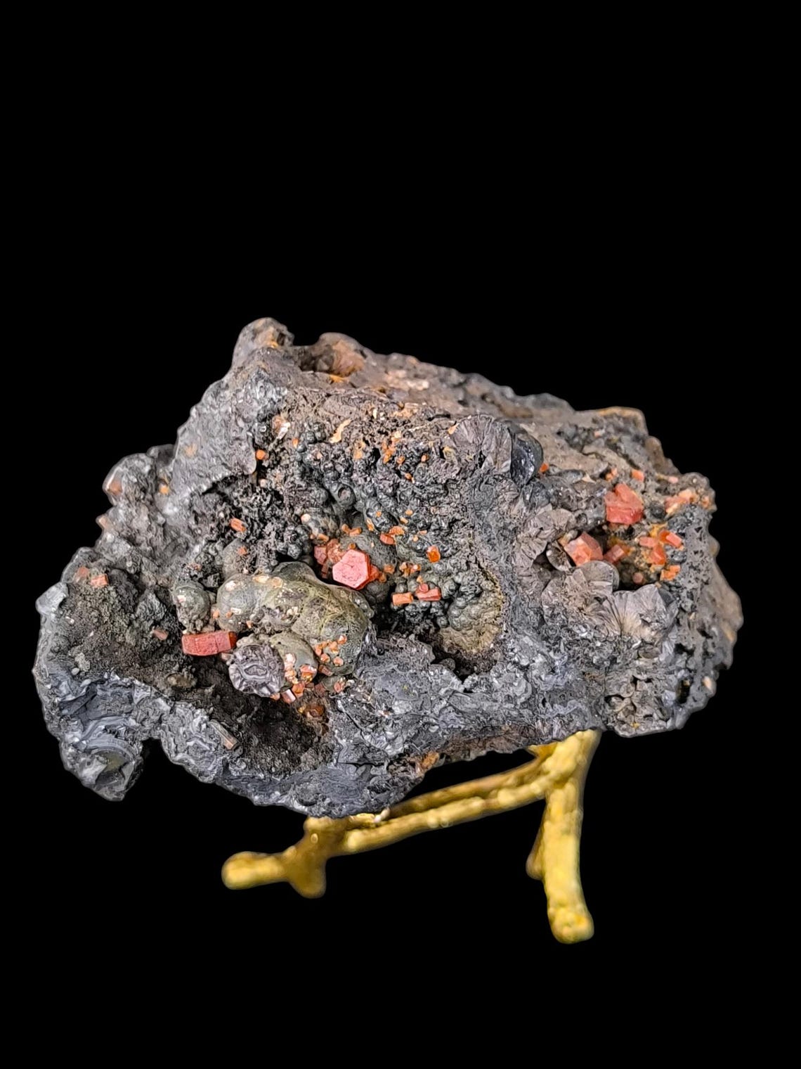 Vanadinite Crystal Limonite Matrix - Etsy