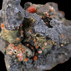 Vanadinite Crystal Limonite Matrix - Etsy