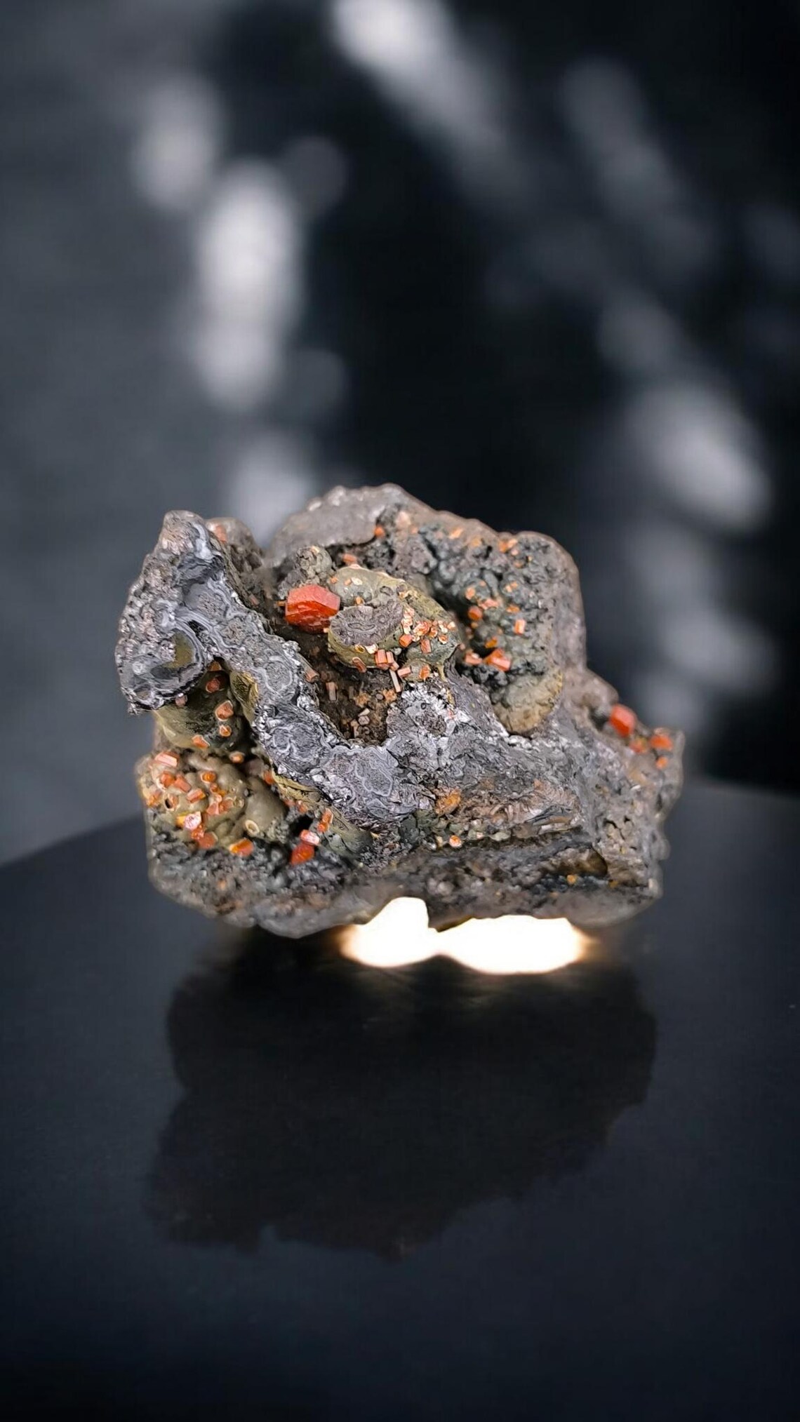 Vanadinite Crystal Limonite Matrix - Etsy