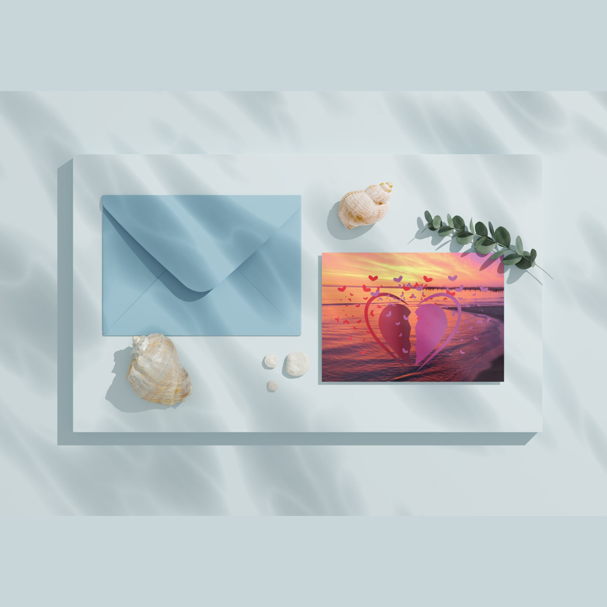 Printable Sweetheart Card Template Two Hearts, One Love Instant ...