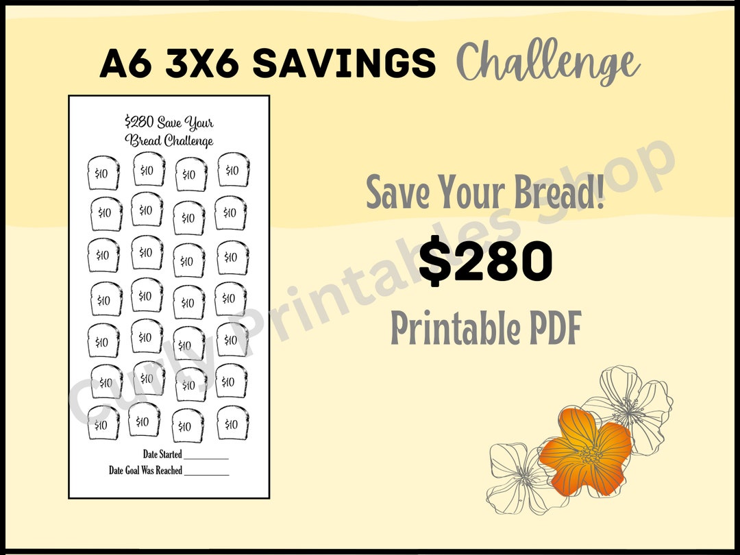 20 Dollar Simple Savings Challenge | 1000 Dollars | Money Tracker | A6 ...