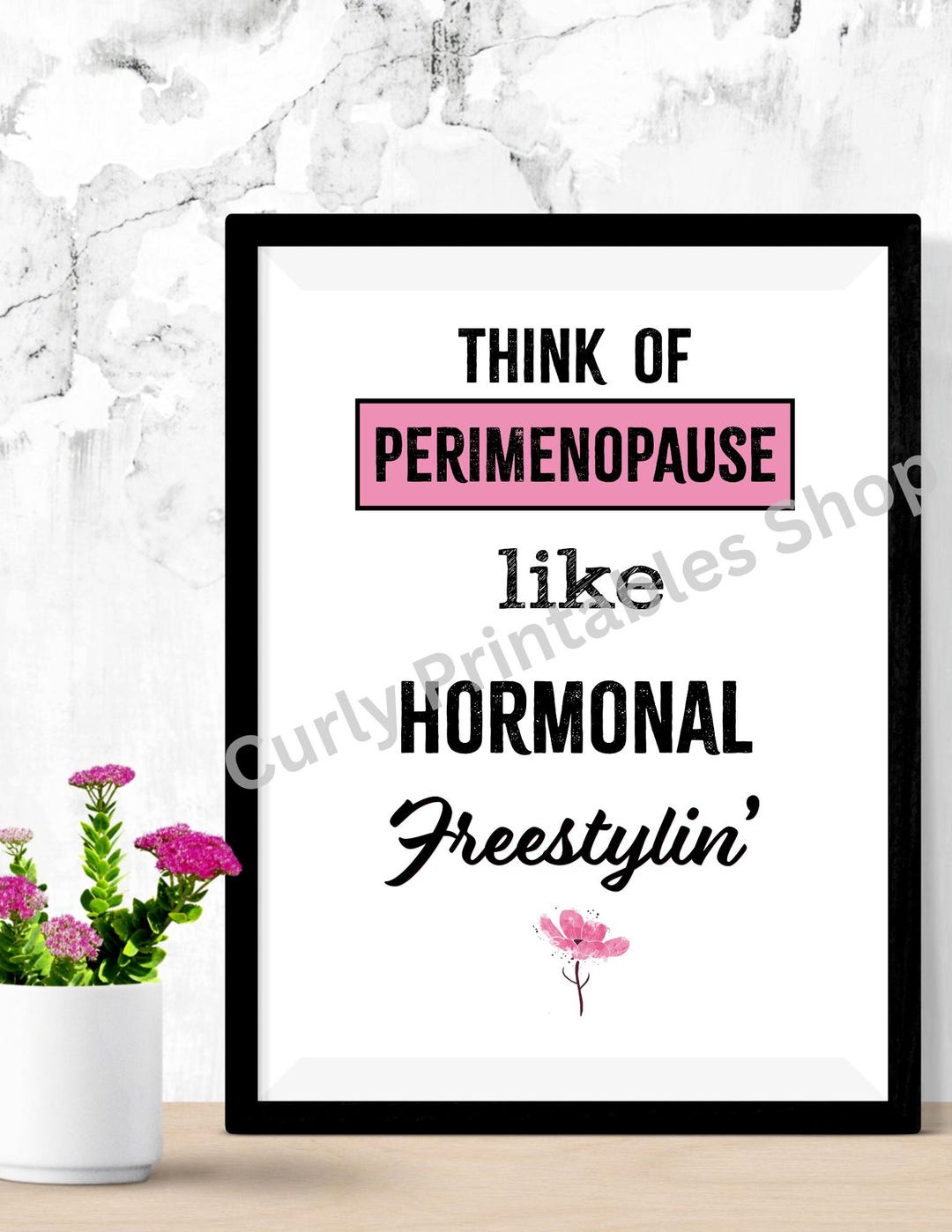 Think of Perimenopause | Menopause | 50th Birthday Gift for Women ...