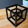 Tesseract Hypercube With Stand 3D Printed 4th Dimension Physics ...