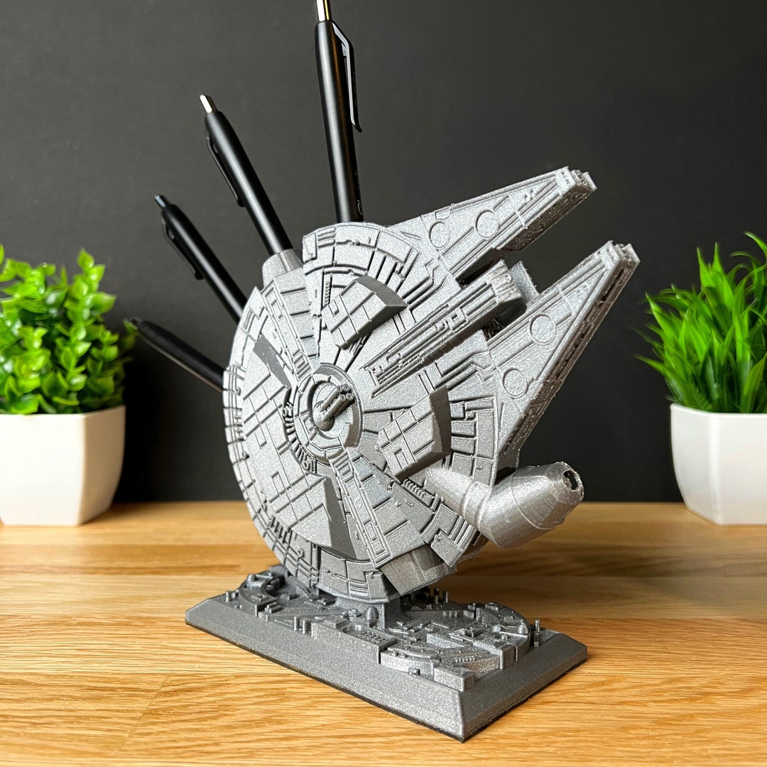 Millennium Falcon Inspired Pen Holder - Etsy