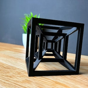 Tesseract Infinity Geometric Cube - Etsy