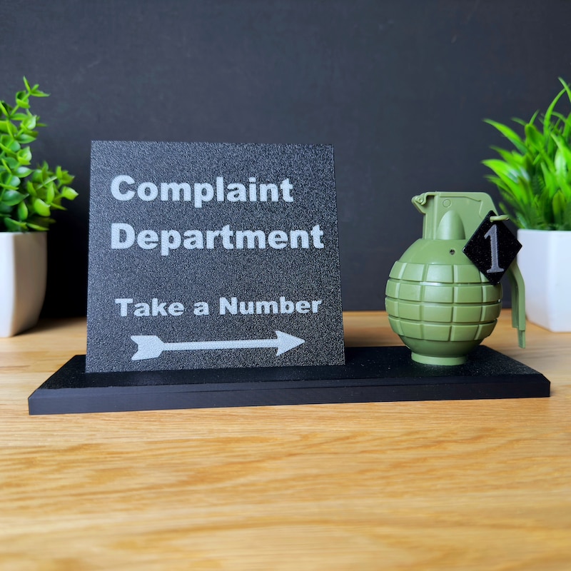 Complaint Department Grenade - Etsy