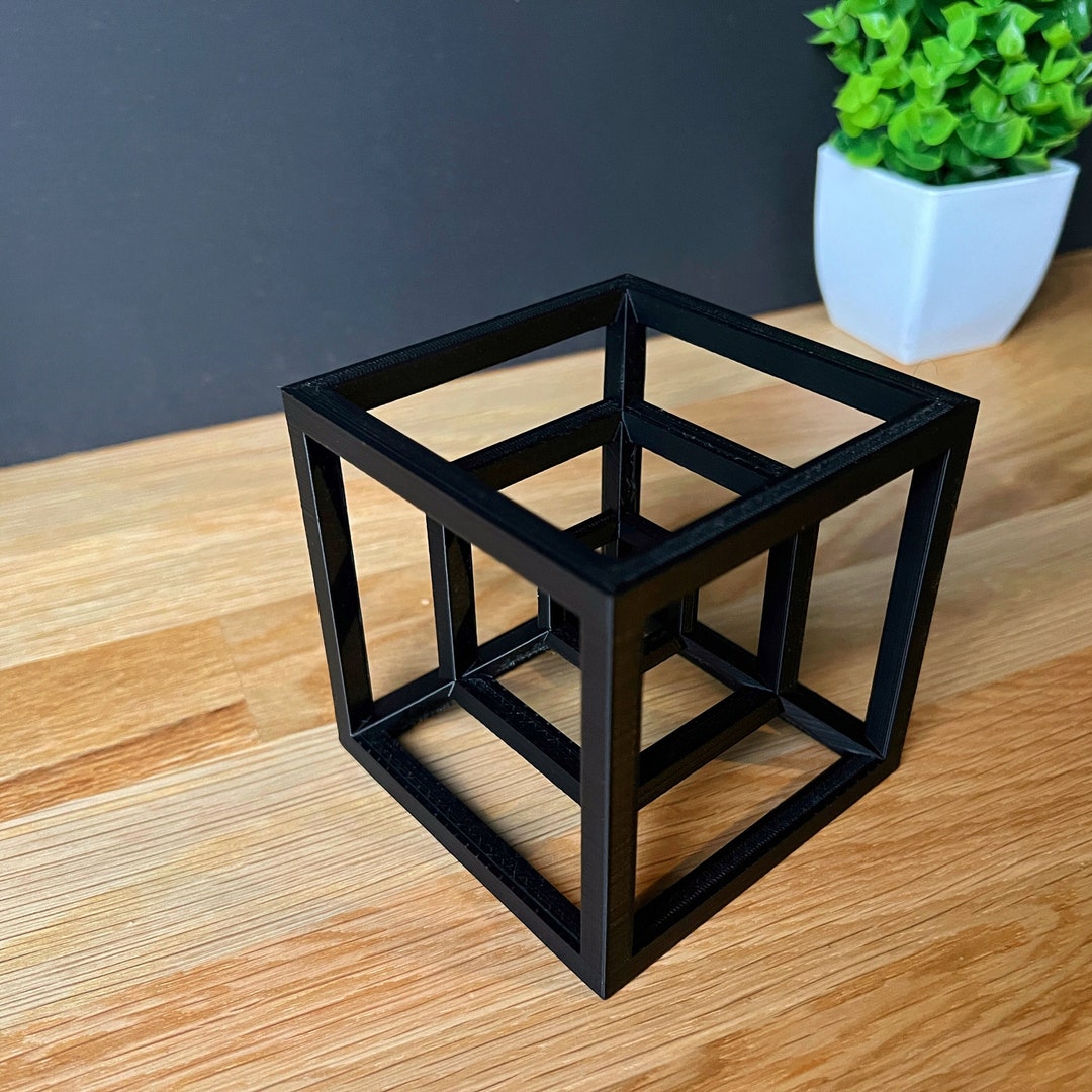 Tesseract Infinity Geometric Cube - Etsy