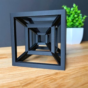 Tesseract Infinity Geometric Cube - Etsy