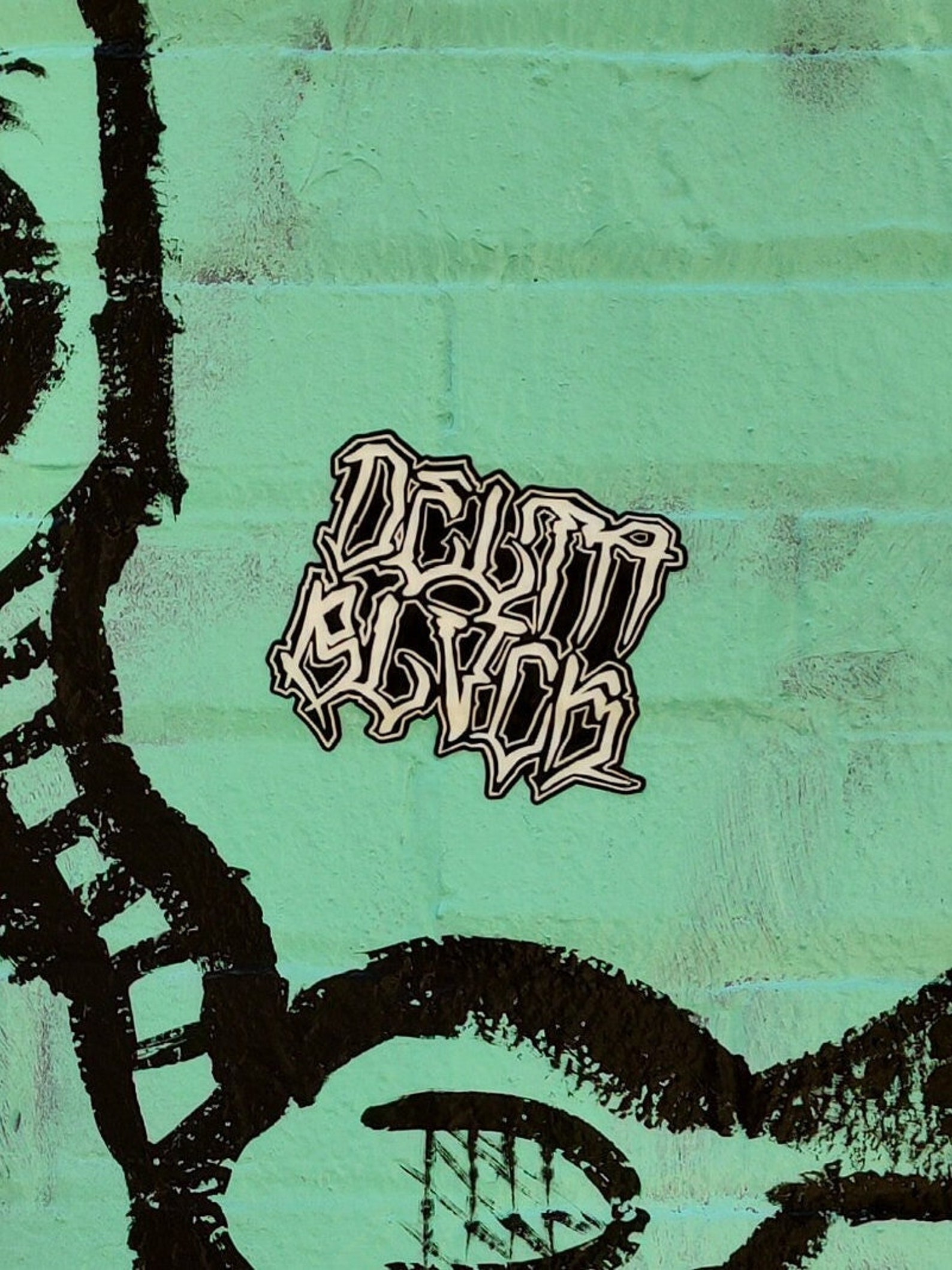 HOS X Delta Blvck GVNG Logo Sticker - Etsy