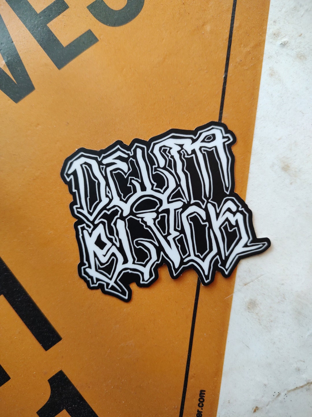 HOS X Delta Blvck GVNG Logo Sticker - Etsy