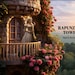 Pink Princess Castle Digital Backdrop Fairy Tale Princess Photography ...