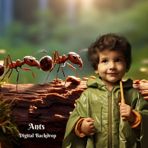 Ants Digital Backdrop Life of a Bug Photo Background for Giant Ants in ...