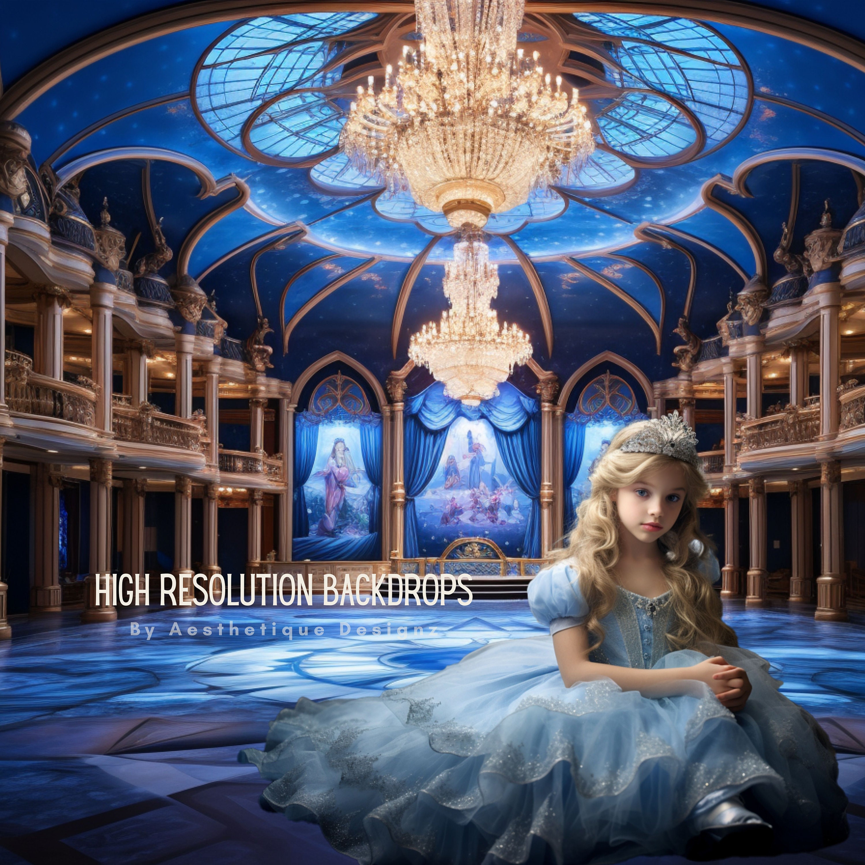 67 Cinderella Digital Backdrops for Fairy Tale Themed Photography ...