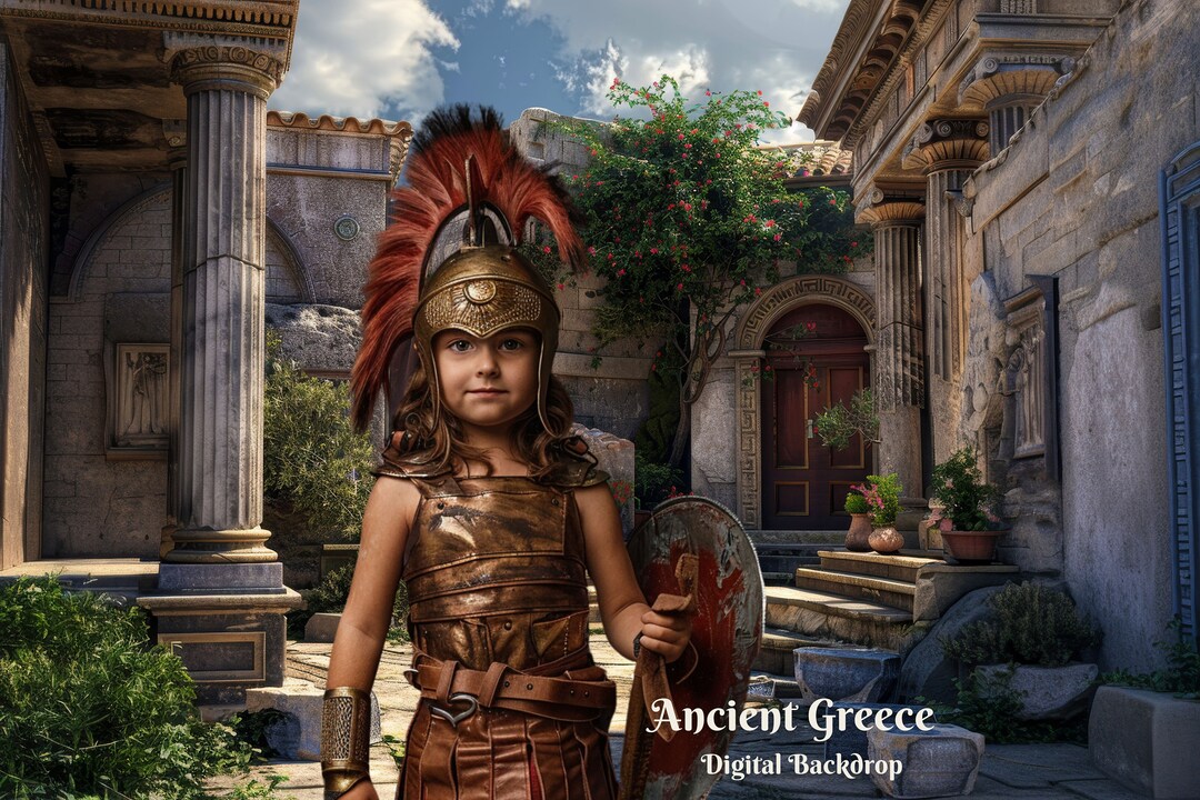 Ancient Greece Digital Backdrop for Greek Warriors Composite Images ...