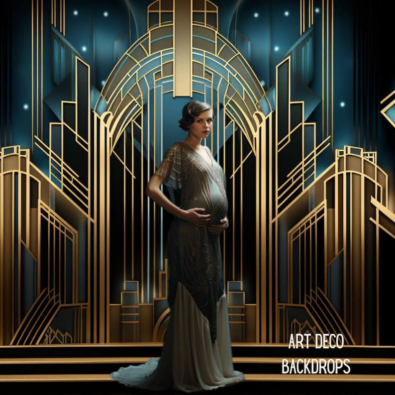 51 Art Deco Digital Backgrounds Geometric Shapes Photography Background ...
