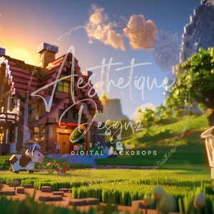 3D World Farm House Digital Backdrop for 3D Farm Animals Composite ...