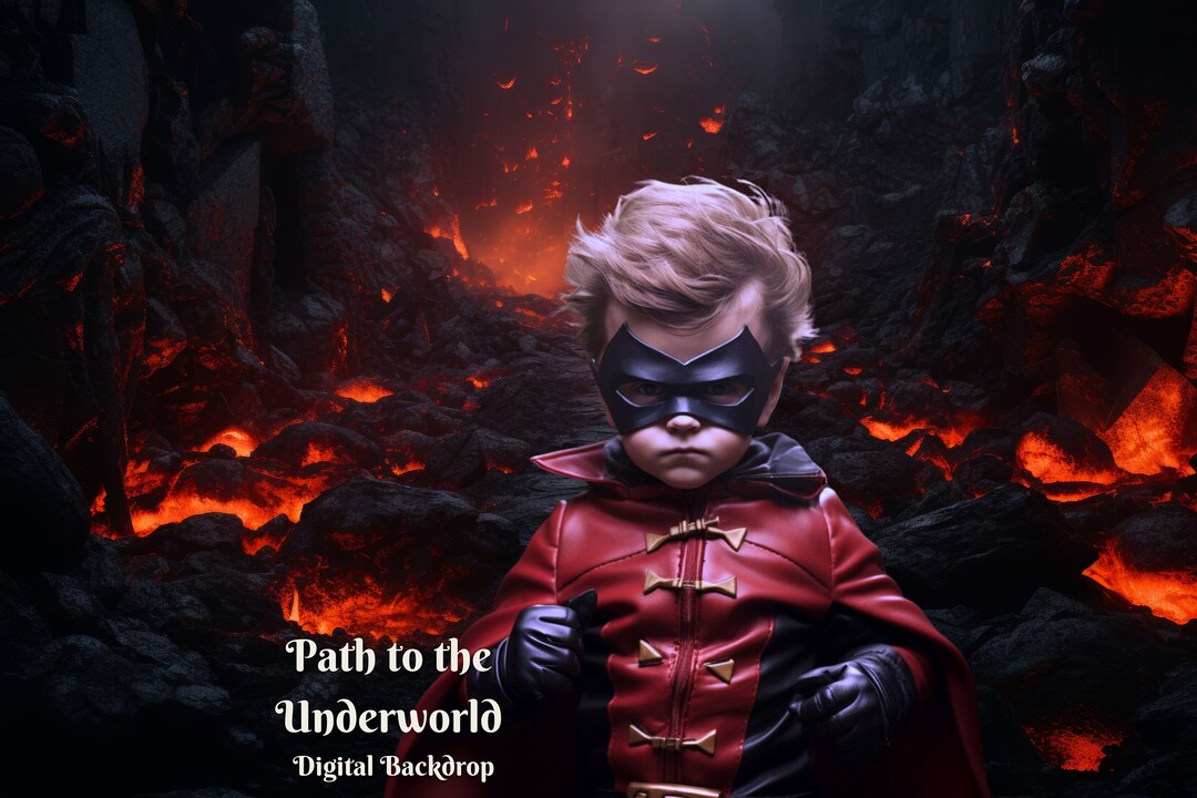 Path to the Underworld Digital Backdrop for Deep Cave Composite Images ...