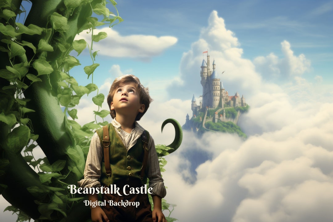 Beanstalk Castle Digital Backdrop for Fairytale Composite Images Jack ...