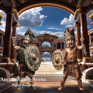 Ancient Greek Arena Digital Backdrop for Chariots Composite Images ...