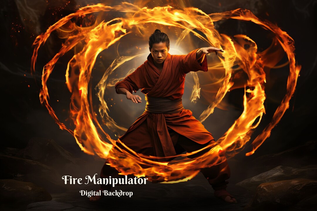 Fire Manipulator Digital Backdrop Flame Ring Photo Background Fire ...
