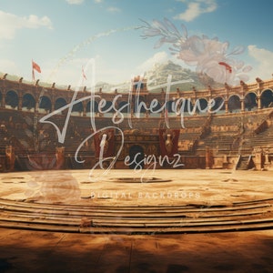 Ancient Rome Colosseum Digital Backdrop for Chariots Composite Images ...
