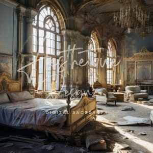 60 Abandoned Castle Digital Backdrops Urban Decay Photography ...