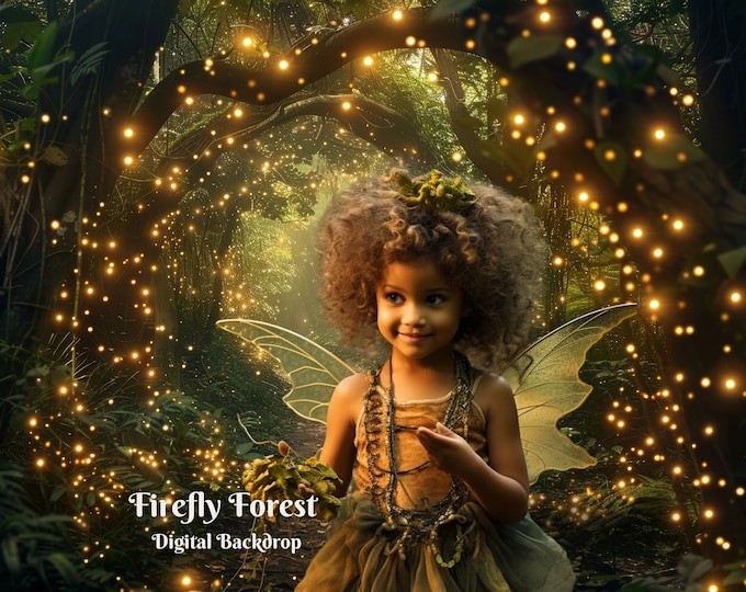 24 AI Digital Backgrounds - Enchanted FAIRY FOREST - Photo Backdrop ...