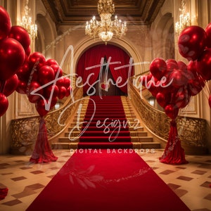 Red Carpet Stairs Backdrops Hollywood Celebrity Photography Background ...