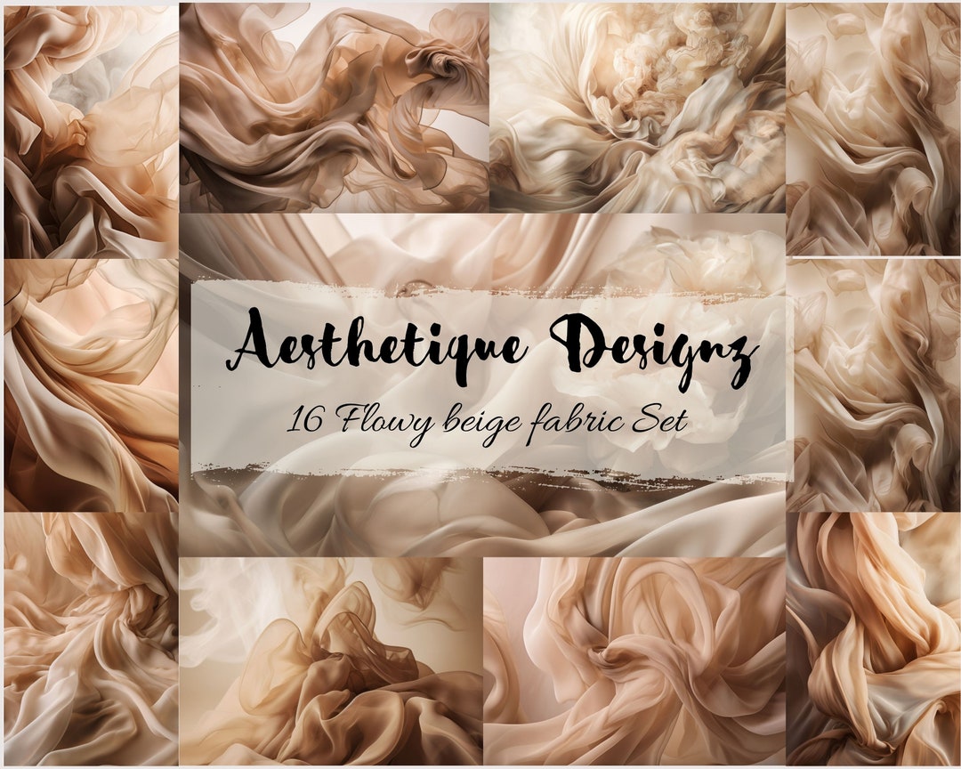 16 Beige Flowy Fabric Digital Photo Backdrop Maternity Digital Backdrop ...